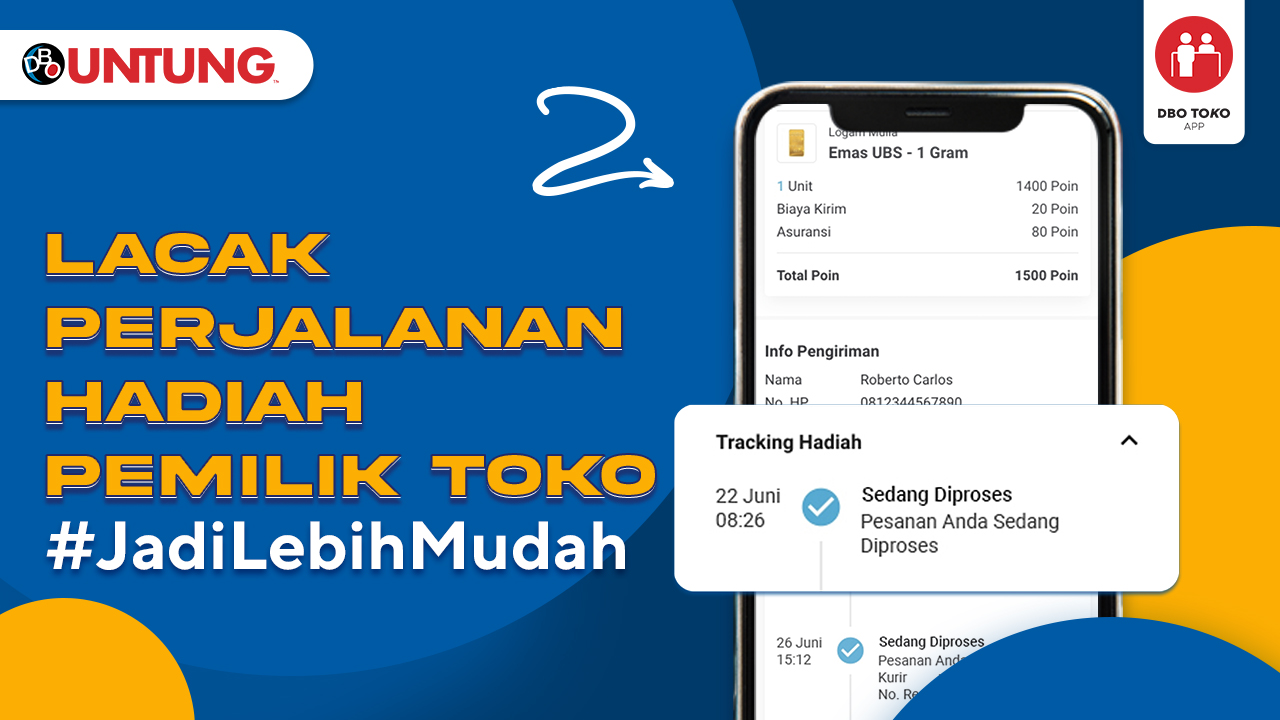 Cara Mudah Lacak Pengiriman Hadiah Pakai Fitur Tracking Reward DBO Untung! - DBO Indonesia