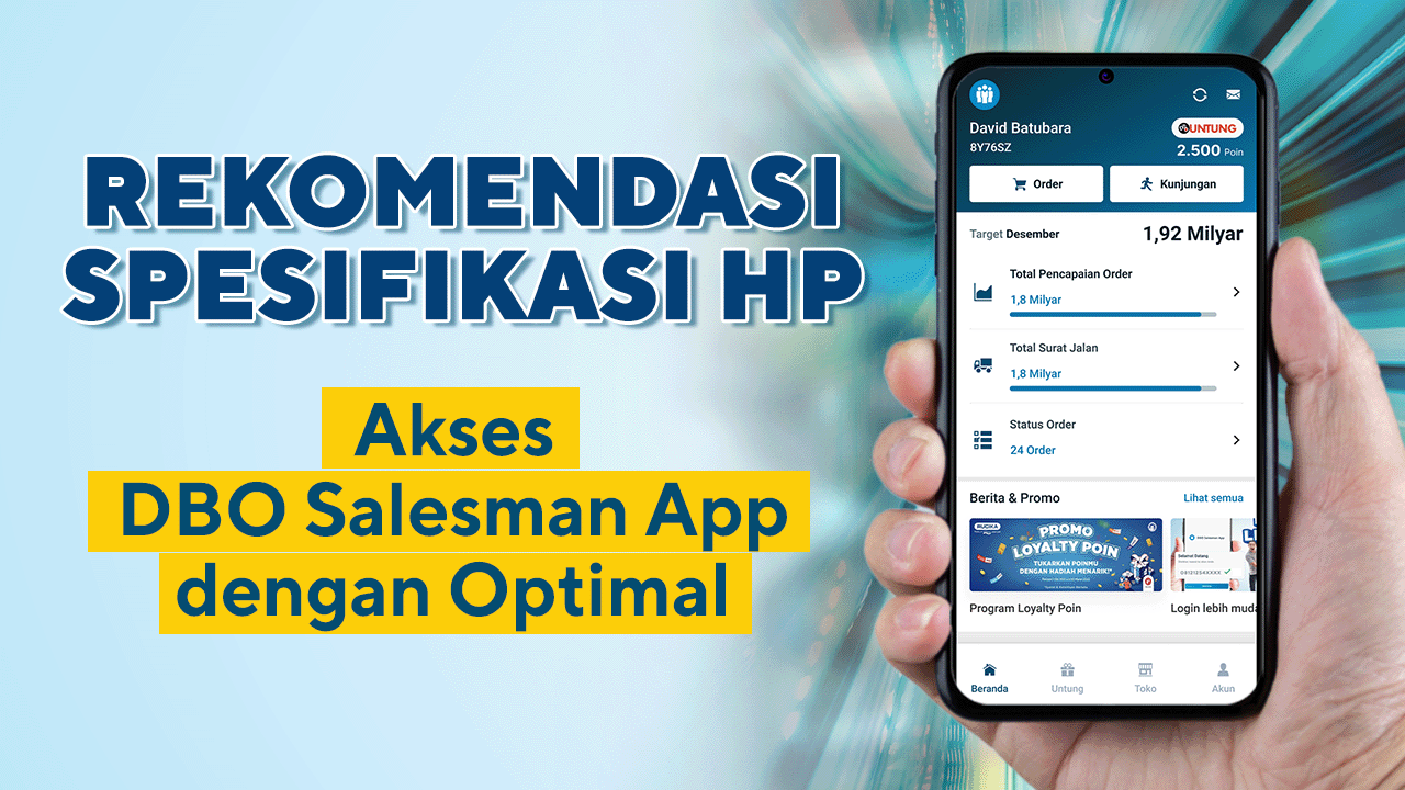 Spesifikasi Salesman App Jan 2024 - DBO Indonesia