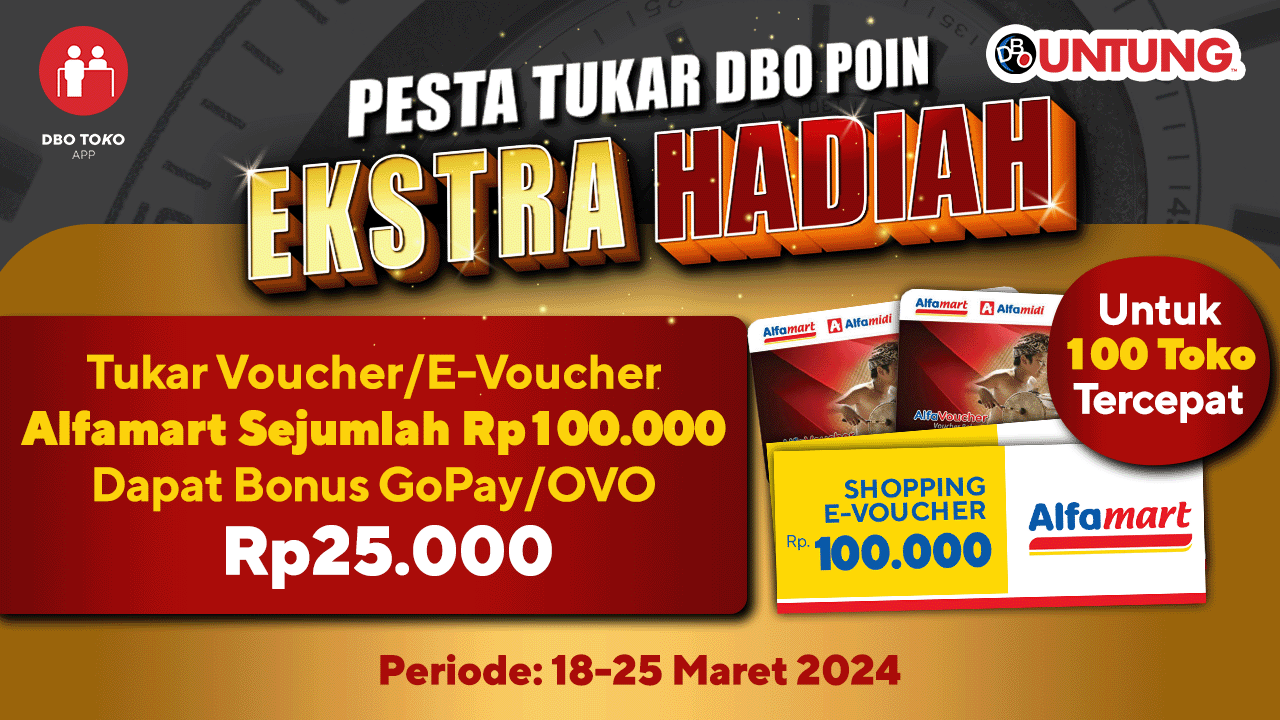 Toko Extra Hadiah Mar 2024 Popup - DBO Indonesia