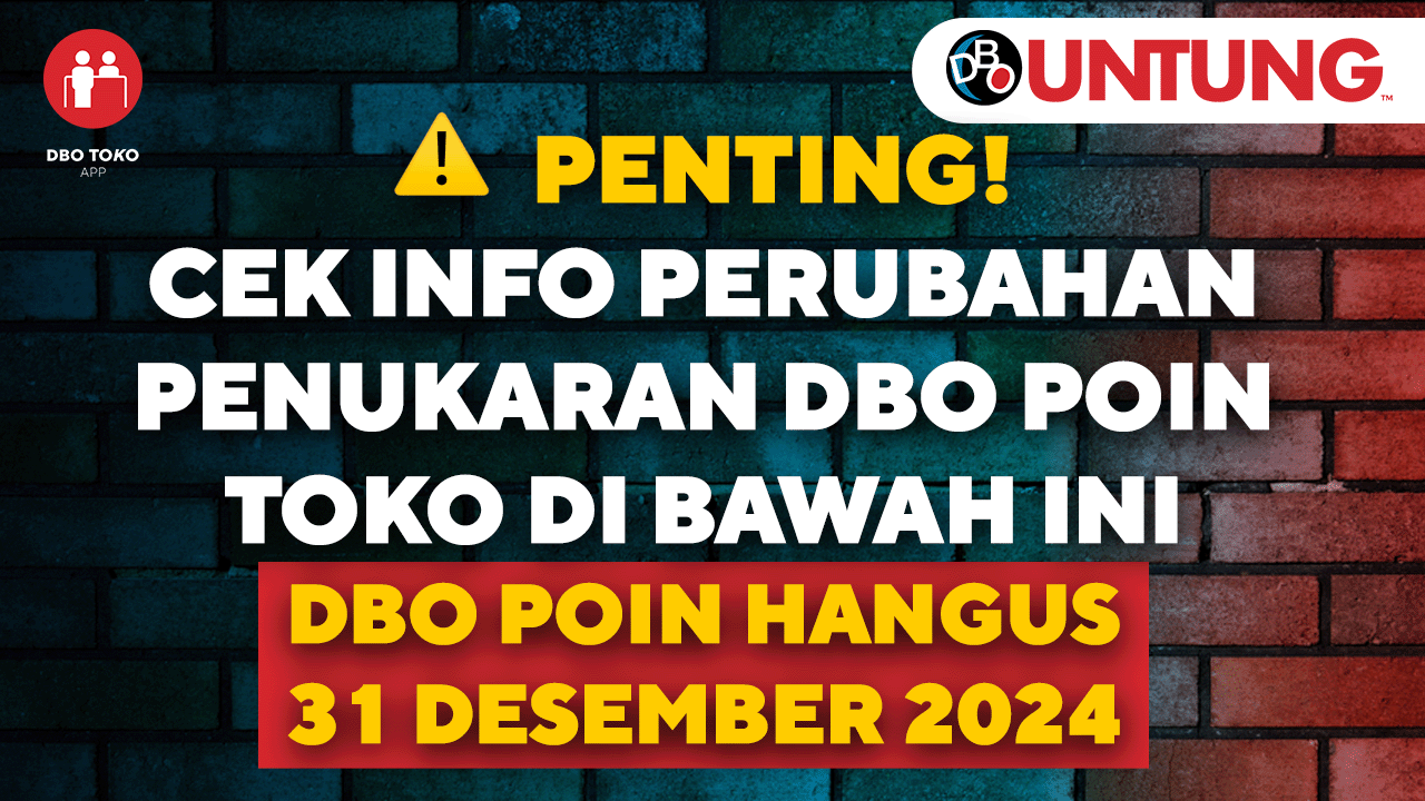Salesman Periode Penukaran DBO Poin Toko September 2024 Push - DBO Indonesia